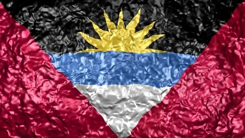 4K seamless loops of realistic wavy flag... | Stock Video | Pond5