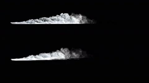 4k side view of dust or smoke trail behi... | Stock Video | Pond5