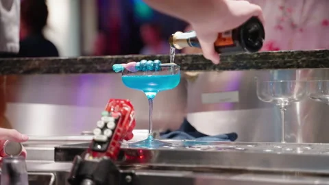 4K Slow Motion Bar Tender Pouring Alcoho... | Stock Video | Pond5