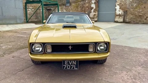 4k Slow Motion footage of a 1973 Ford Mu... | Stock Video | Pond5