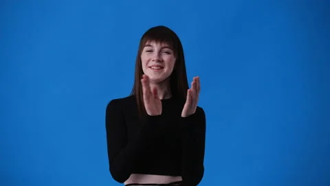 Girl Clapping Cheeks Stock Videos – Royalty-Free HD & 4K Videos