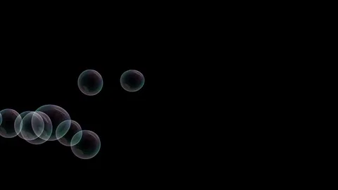 Soap Bubbles Alpha Transparent Stock Footage ~ Royalty Free Stock ...