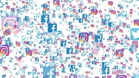 4K Social Media Background Animation | Stock Video | Pond5