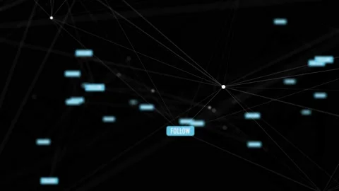 4K Social Media networking background (l... | Stock Video | Pond5