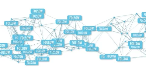 4K Social Media networking background (l... | Stock Video | Pond5