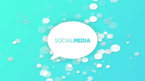 4K Social message animation background -... | Stock Video | Pond5