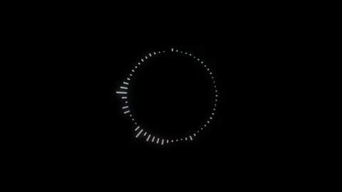 4k Sound wave digital circle animation o... | Stock Video | Pond5