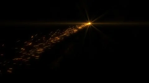4K Special effect of spark particles on ... | Stock Video | Pond5