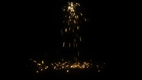 4K Special effect of spark particles on ... | Stock Video | Pond5