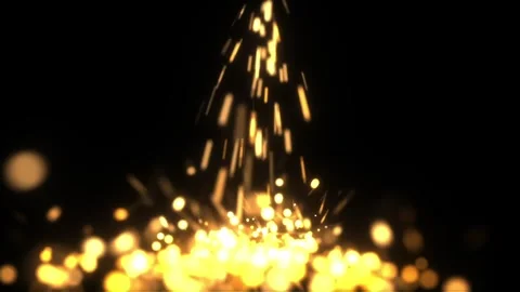 4K Special effect of spark particles on ... | Stock Video | Pond5