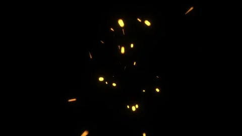 4K Special effect of spark particles on ... | Stock Video | Pond5