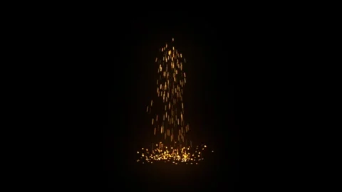 4K Special effect of spark particles on ... | Stock Video | Pond5