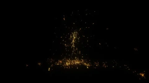 4K Special effect of spark particles on ... | Stock Video | Pond5