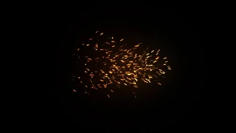 4K Special effect of spark particles on ... | Stock Video | Pond5