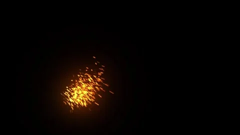 4K Special effect of spark particles on ... | Stock Video | Pond5
