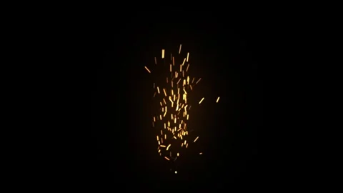 4K Special effect of spark particles on ... | Stock Video | Pond5