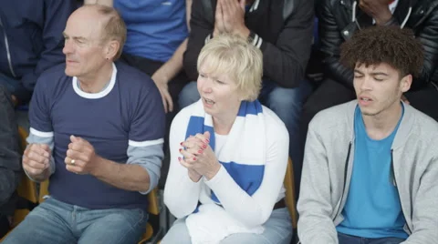 4K Sports crowd expressing disappointmen... | Stock Video | Pond5