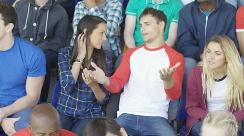 4K Sports crowd expressing disappointmen... | Stock Video | Pond5