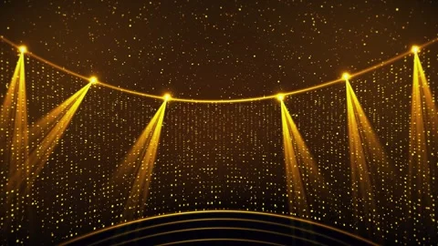 4K stage podium lighting. Scene award ce... | Stock Video | Pond5