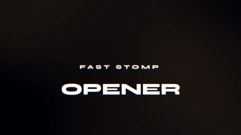 4K Stomp Typography | Unleash Visual Energy ~ After Effects #249515891