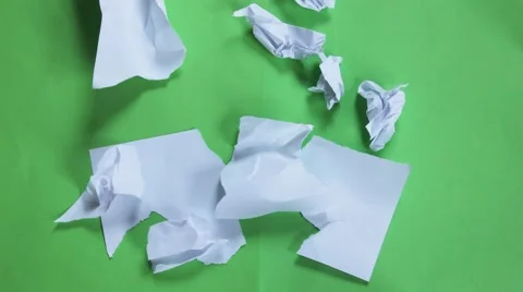 4K stop motion paper opening green scree... | Stock Video | Pond5