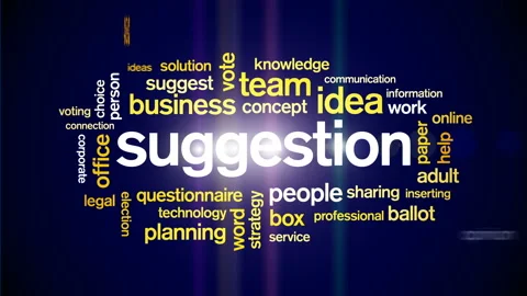 4k Suggestion Animated Tag Word Cloud,Te... | Stock Video | Pond5