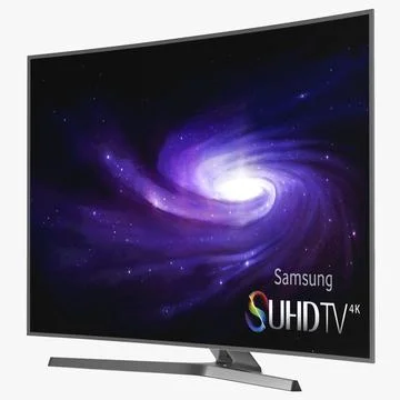3D Model: 4K SUHD JS9000 Series Curved Smart TV 55 inch #90655947