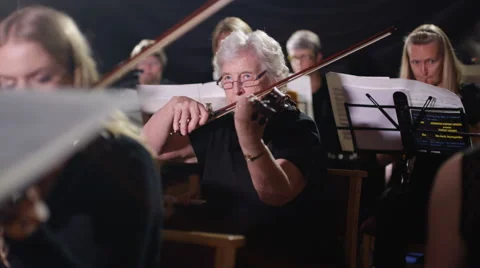 4K Symphony orchestra during a performan... | Stock Video | Pond5