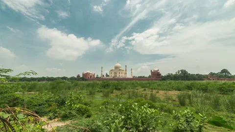 4K Taj Mahal Agra India UNESCO Timelapse... | Stock Video | Pond5
