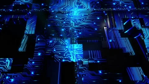 4K Technology Background Background with... | Stock Video | Pond5