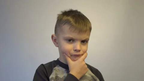 Boy Standing Isolated Stock Footage ~ Royalty Free Stock Videos | Pond5