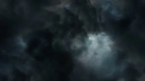 4k thunderstorm Cumulus Clouds Lightning... | Stock Video | Pond5