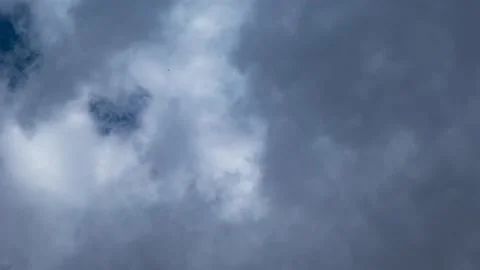 4k time lapse beautiful blue sky with cl... | Stock Video | Pond5