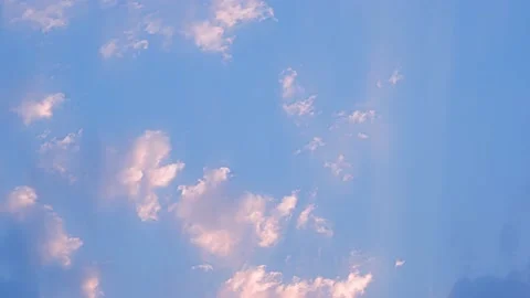 4K Time lapse, beautiful sky with clouds... | Stock Video | Pond5