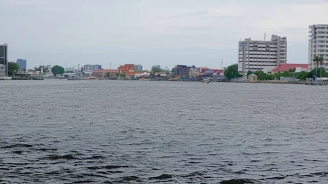 4K Time lapse, Boat traffic in the Chao ... | Stock Video | Pond5