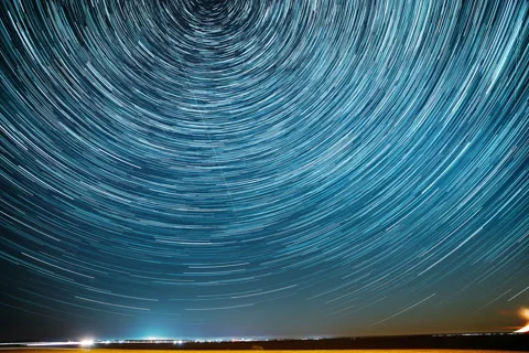 4k Time Lapse Night Starry Sky Stars And... | Stock Video | Pond5