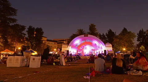 4K Time Lapse of Outdoor Concert Venue -... | Stock Video | Pond5