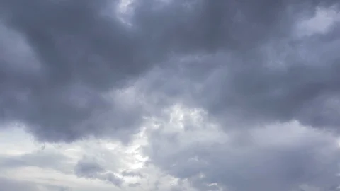 4k time lapse, rain clouds before rain | Stock Video | Pond5