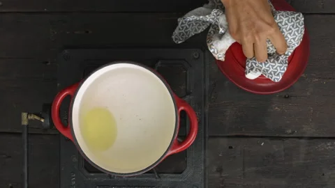 4k Time lapse of woman hands boiling spa... | Stock Video | Pond5