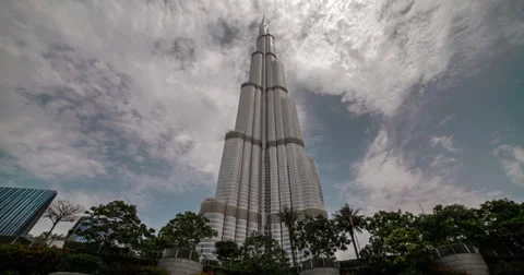 4K time lapse of the world's tallest bui... | Stock Video | Pond5