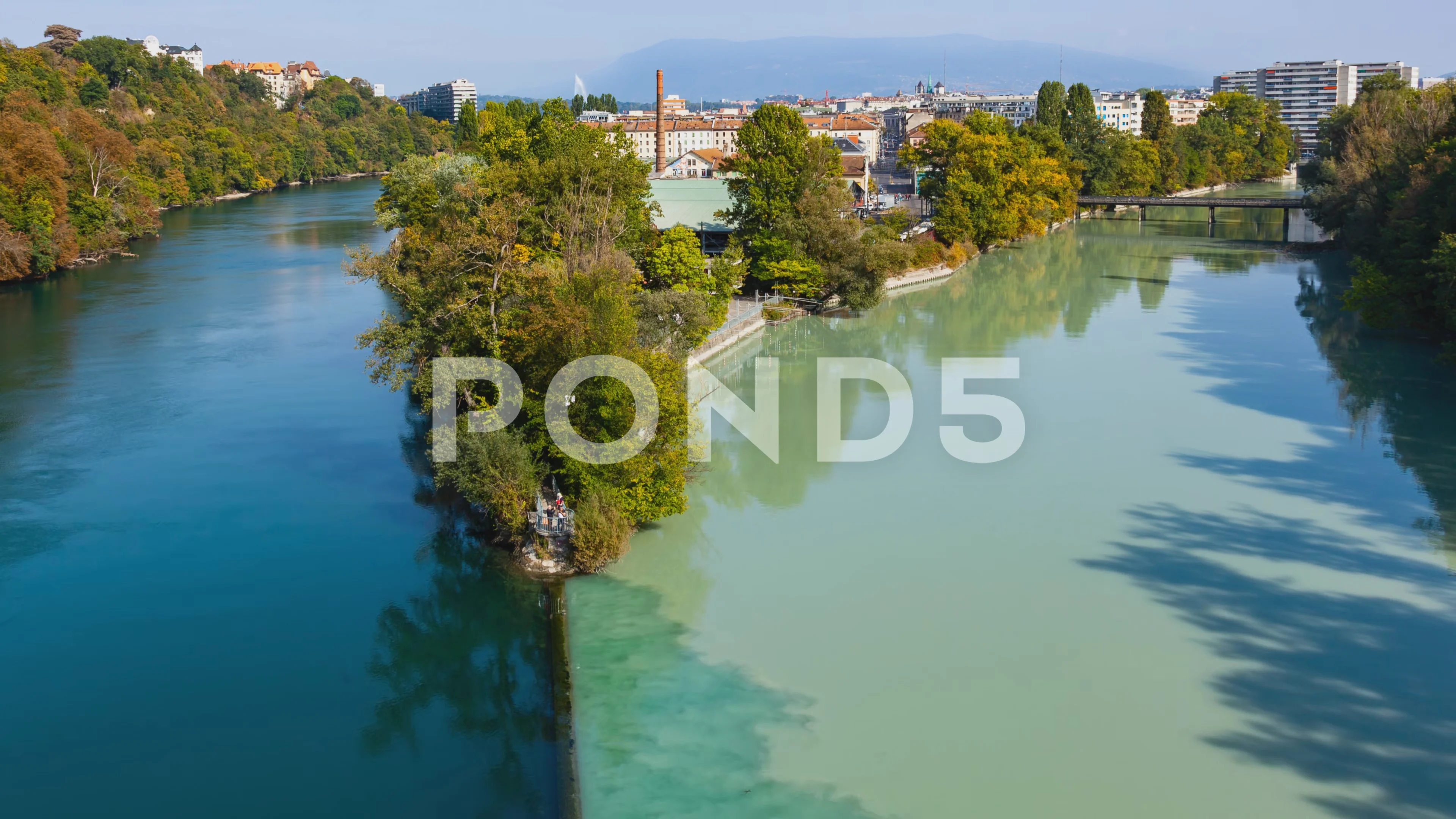 Rhone And Arve River
