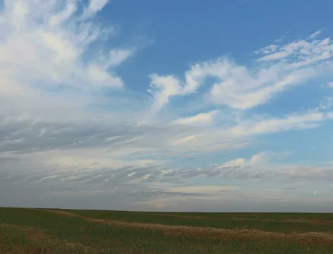 4K timelapse screensaver field with clou... | Stock Video | Pond5