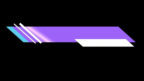 4K Title infographic banner lower third ... | Stock Video | Pond5