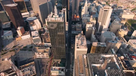 4K Top View Dallas Downtown Drone Texas | Stock Video | Pond5