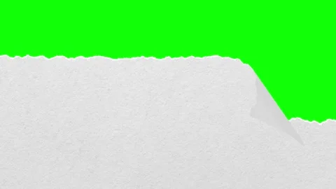 4K Torn paper green screen. Tearing pape... | Stock Video | Pond5