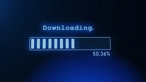 4k Transfer Loading bar downloading barl... | Stock Video | Pond5
