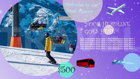 After Effects: 4k Travel Agency Slideshow | Winter Presentation AE ...