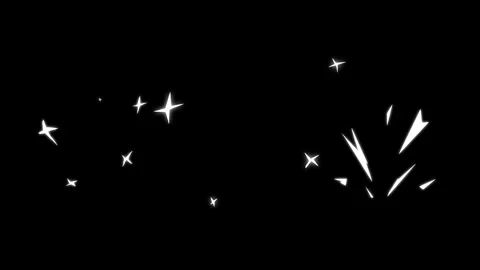 4k twinkle star flash fx animation, dood... | Stock Video | Pond5