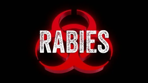 4K UHD Animated Rabies Biohazard Logo LO... | Stock Video | Pond5