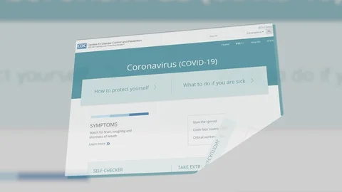 4K UHD CDC web protect yourself 3d zoom ... | Stock Video | Pond5